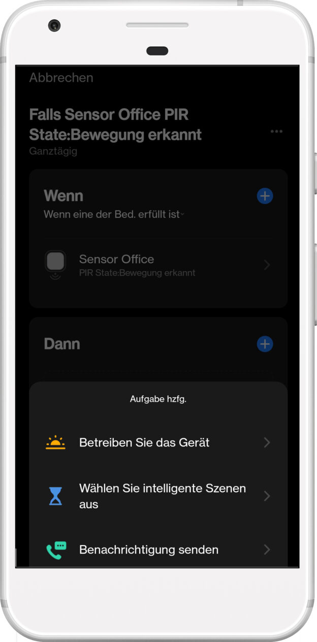 How to use a smart sensor for your light control - smart-life-app.com