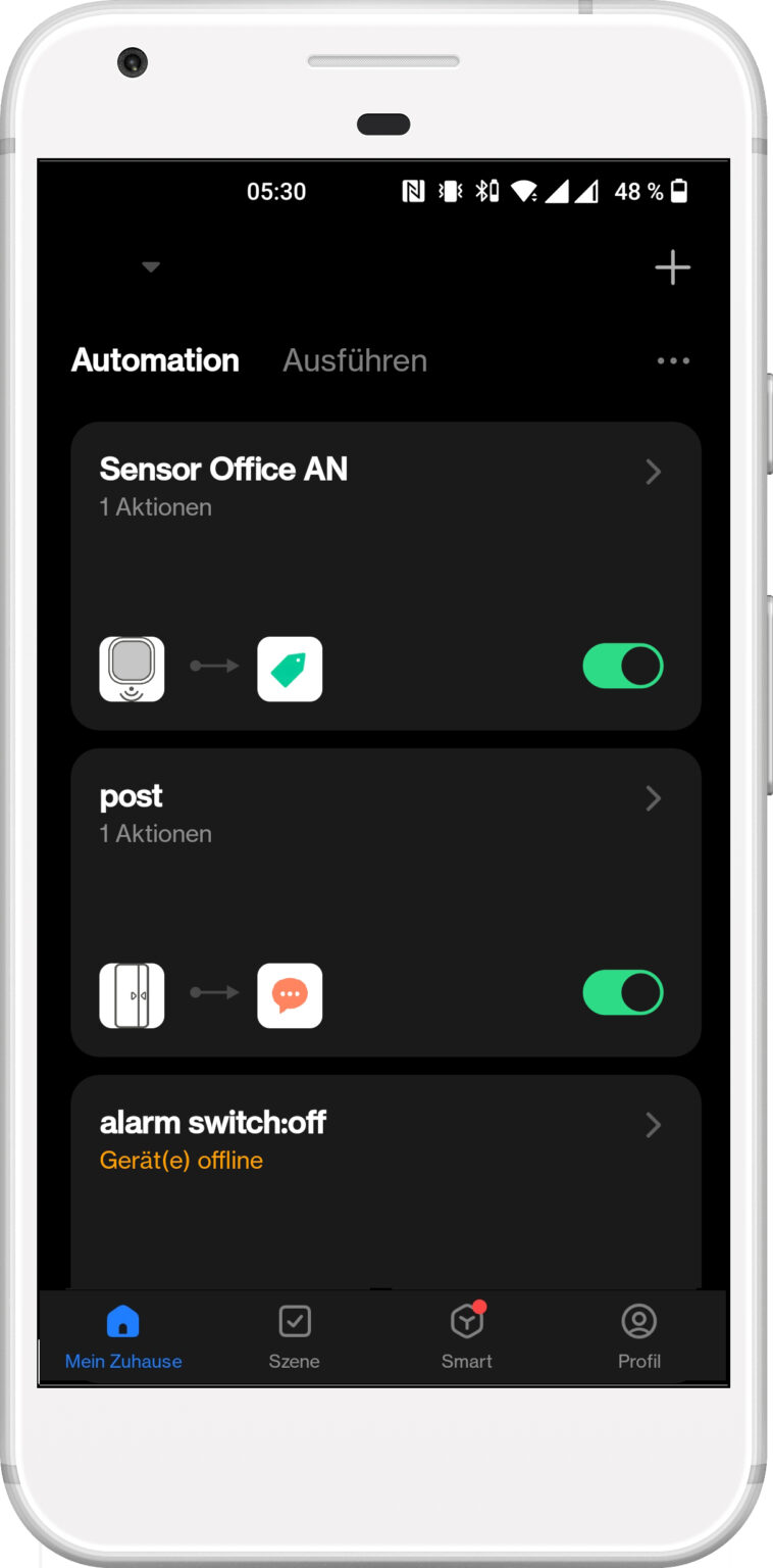 How to use a smart sensor for your light control - smart-life-app.com